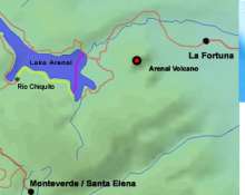Map of Monteverde, Costa Rica | Monteverde Tours